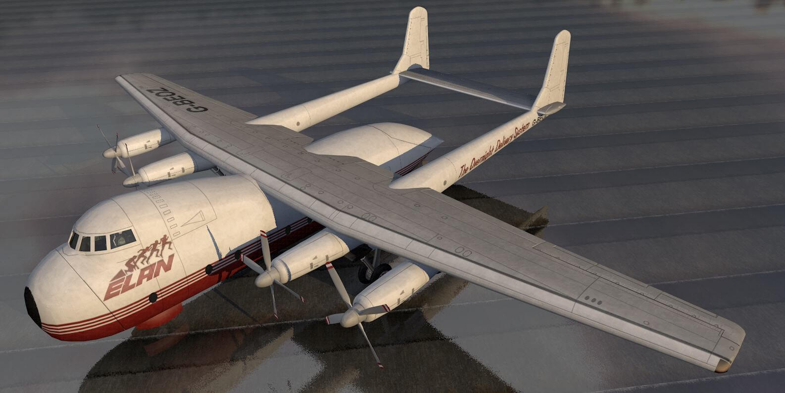 Armstrong Whitworth AW-660 Argosy 3D Model by ChipBassChaos