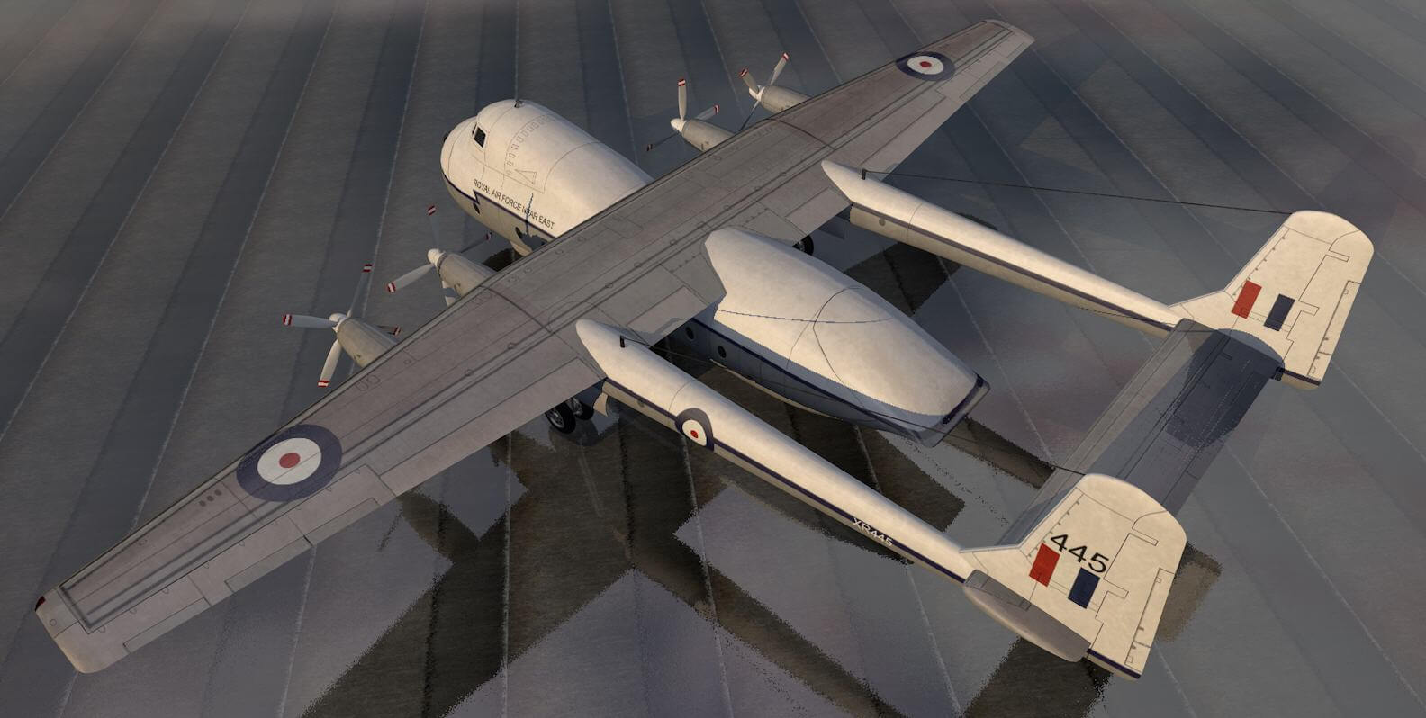 Armstrong Whitworth AW-660 Argosy 3D Model by ChipBassChaos