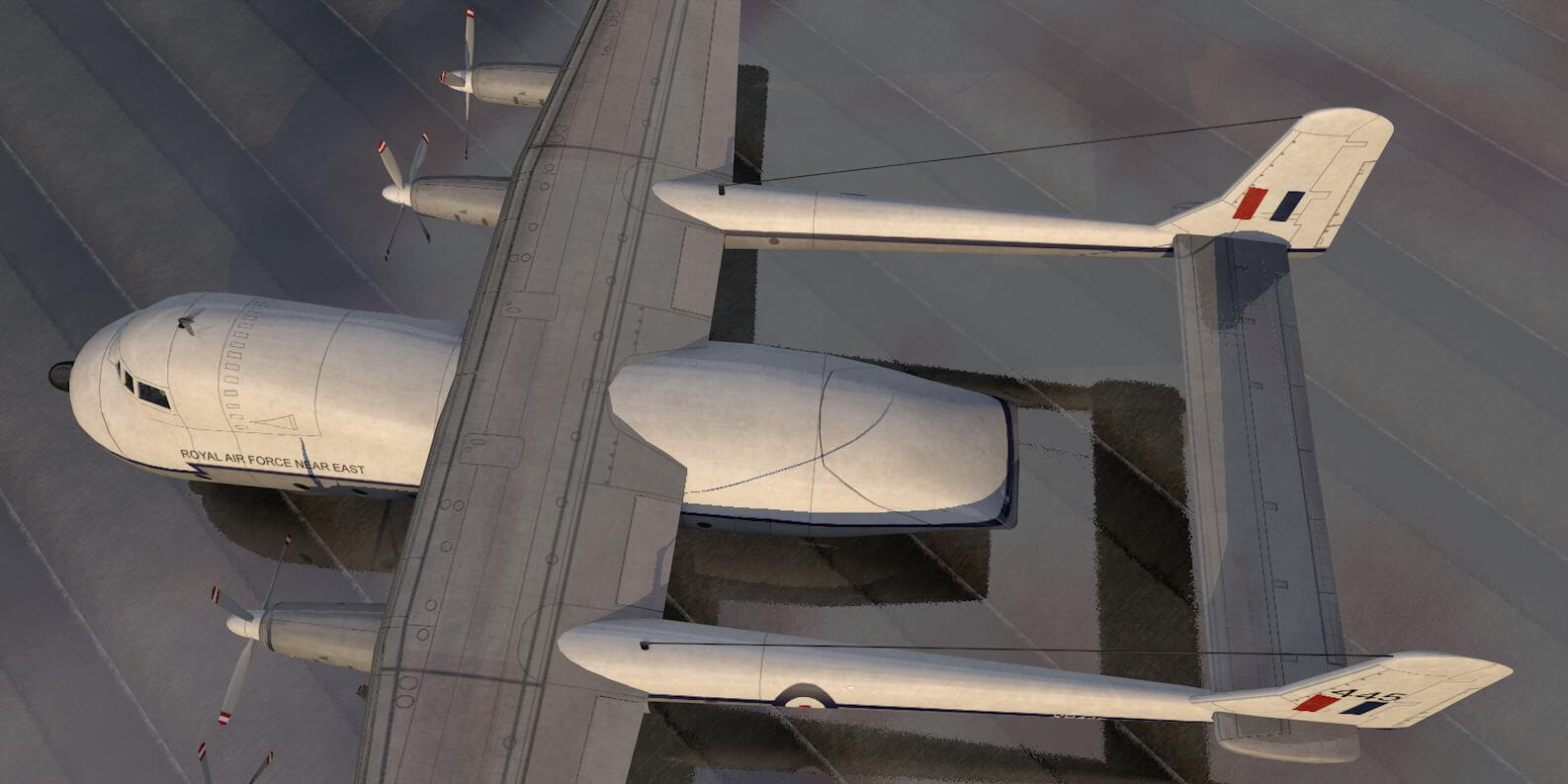 Armstrong Whitworth AW-660 Argosy 3D Model by ChipBassChaos