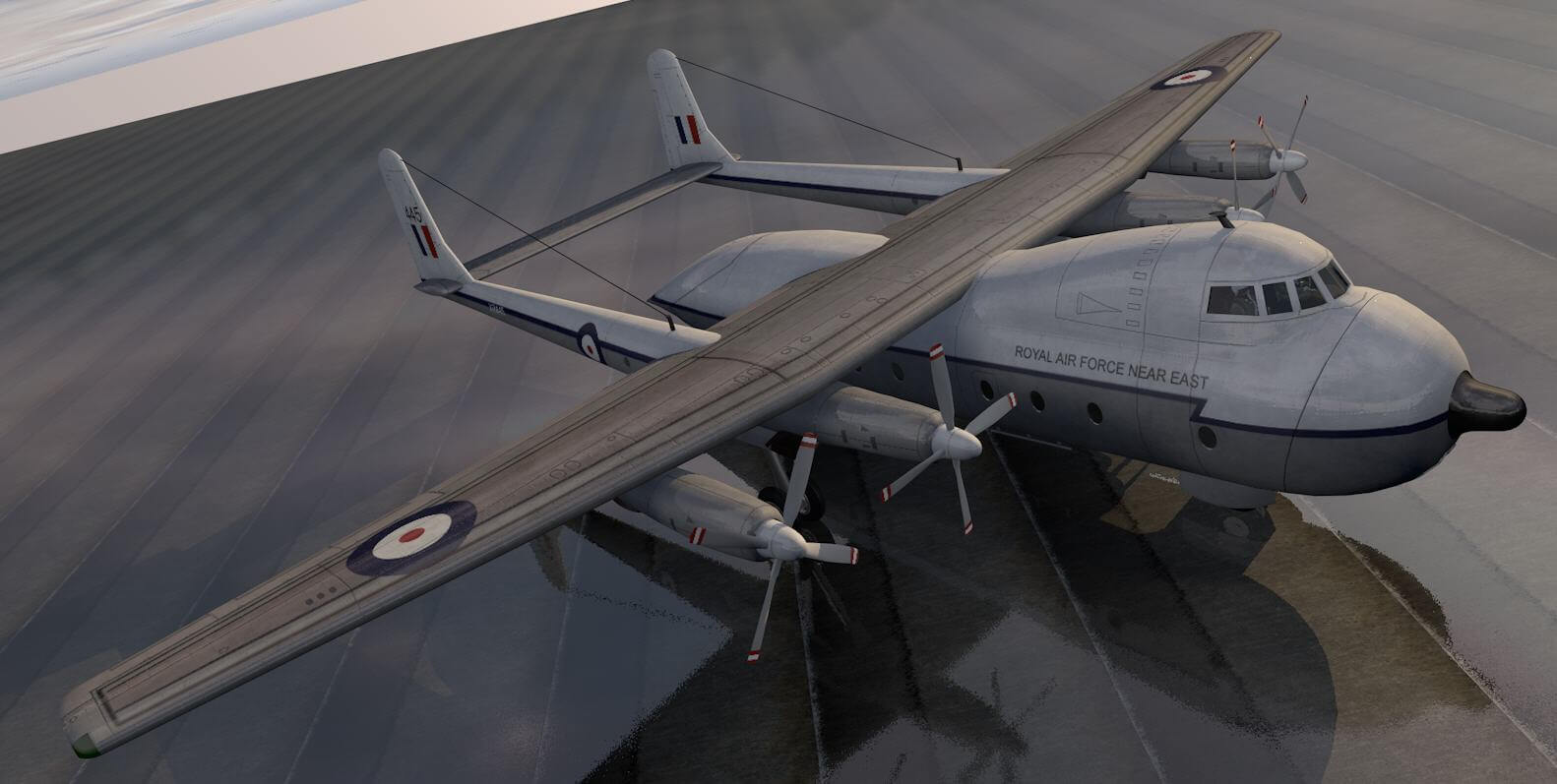 Armstrong Whitworth AW-660 Argosy 3D Model by ChipBassChaos