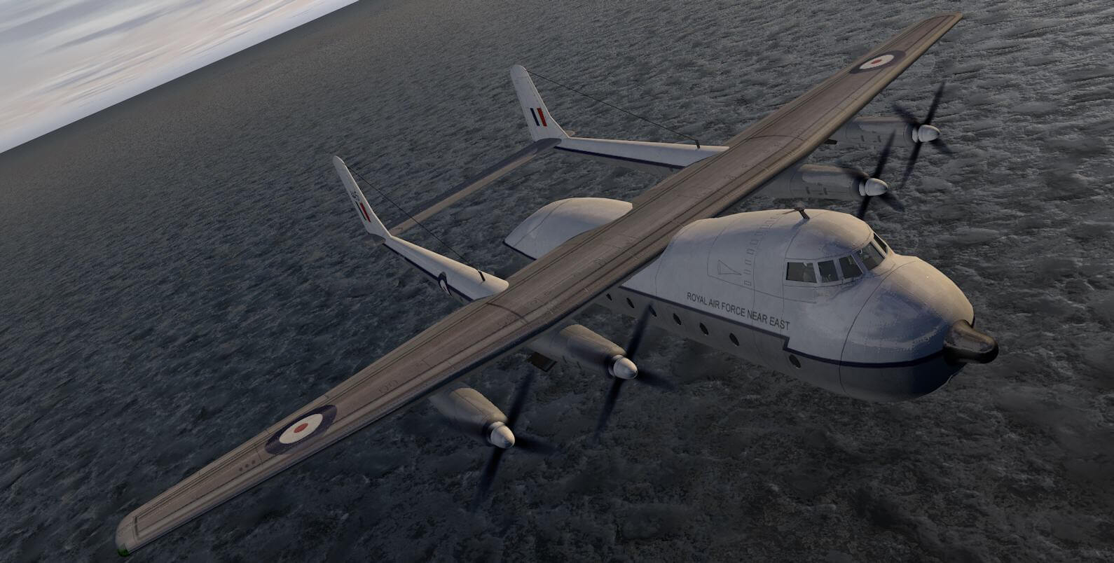 Armstrong Whitworth AW-660 Argosy 3D Model by ChipBassChaos