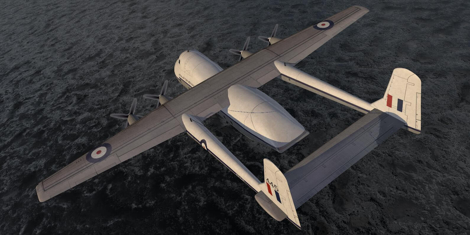 Armstrong Whitworth AW-660 Argosy 3D Model by ChipBassChaos