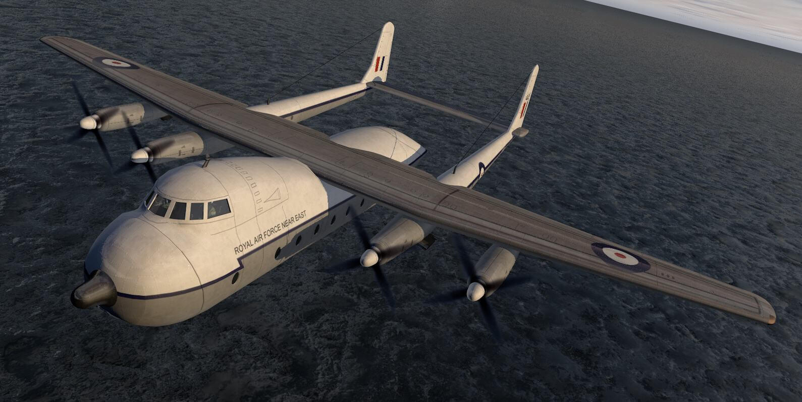 Armstrong Whitworth AW-660 Argosy 3D Model by ChipBassChaos