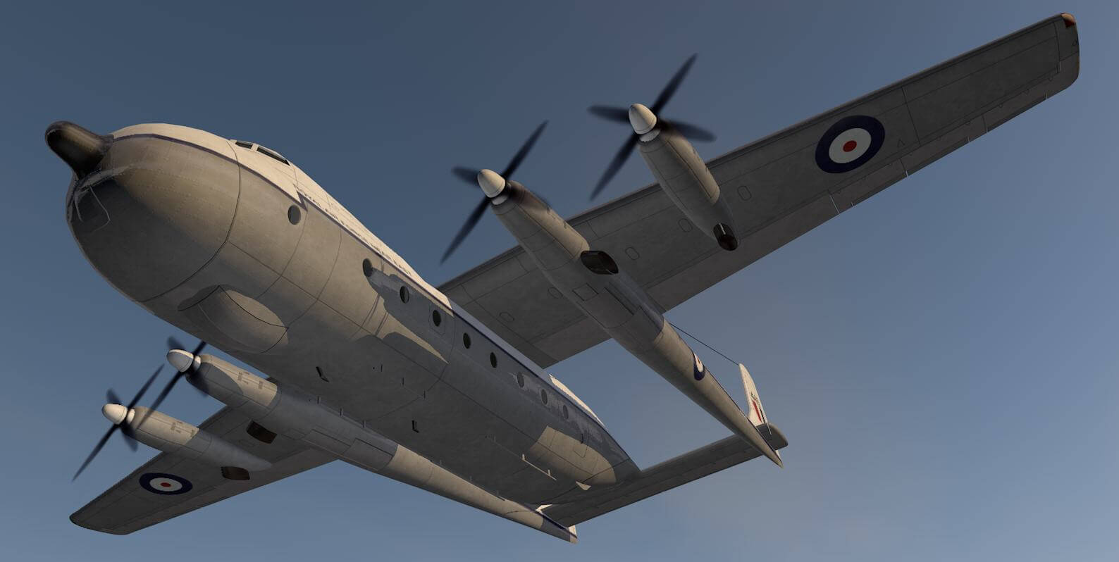 Armstrong Whitworth AW-660 Argosy 3D Model by ChipBassChaos