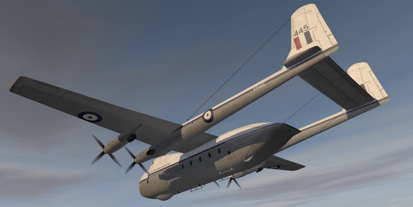 Armstrong Whitworth AW-660 Argosy 3D Model by ChipBassChaos
