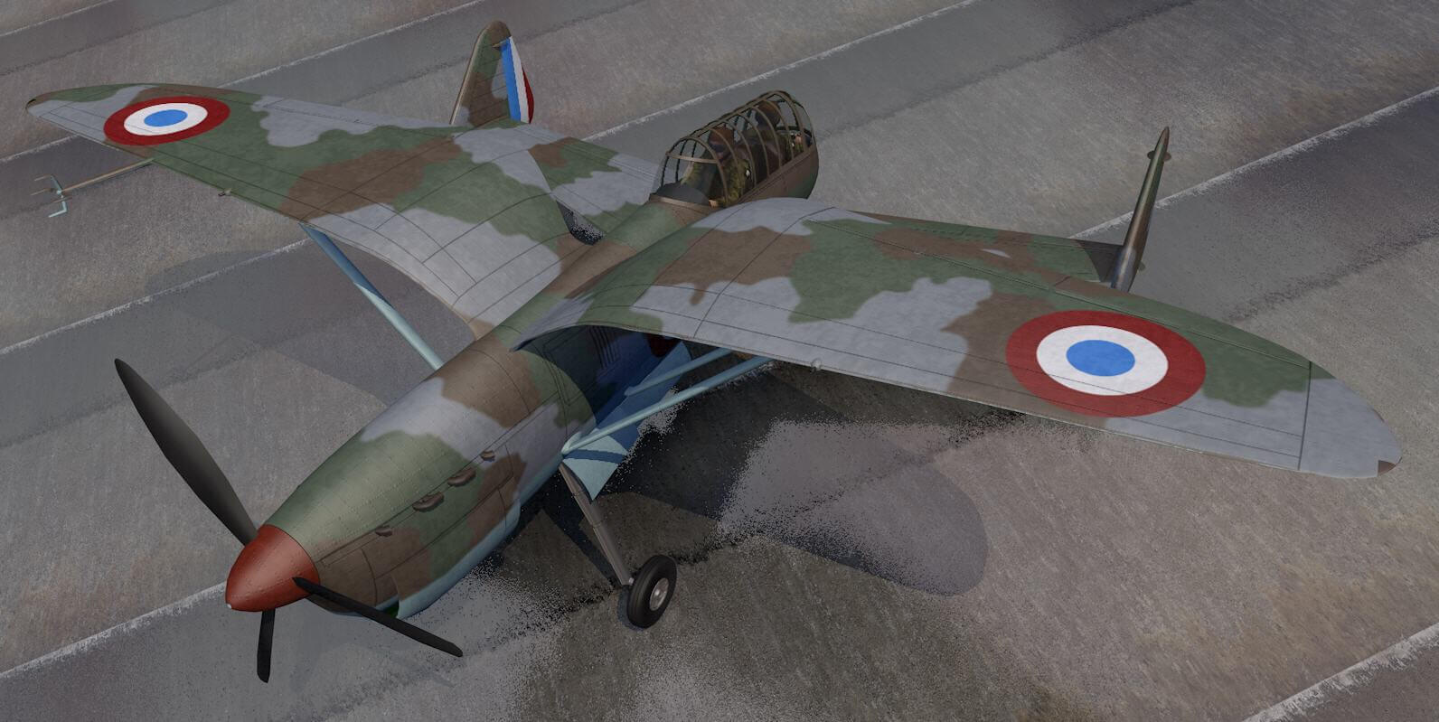 Arsenal Delanne AD-10 C-1 3D Model by ChipBassChaos