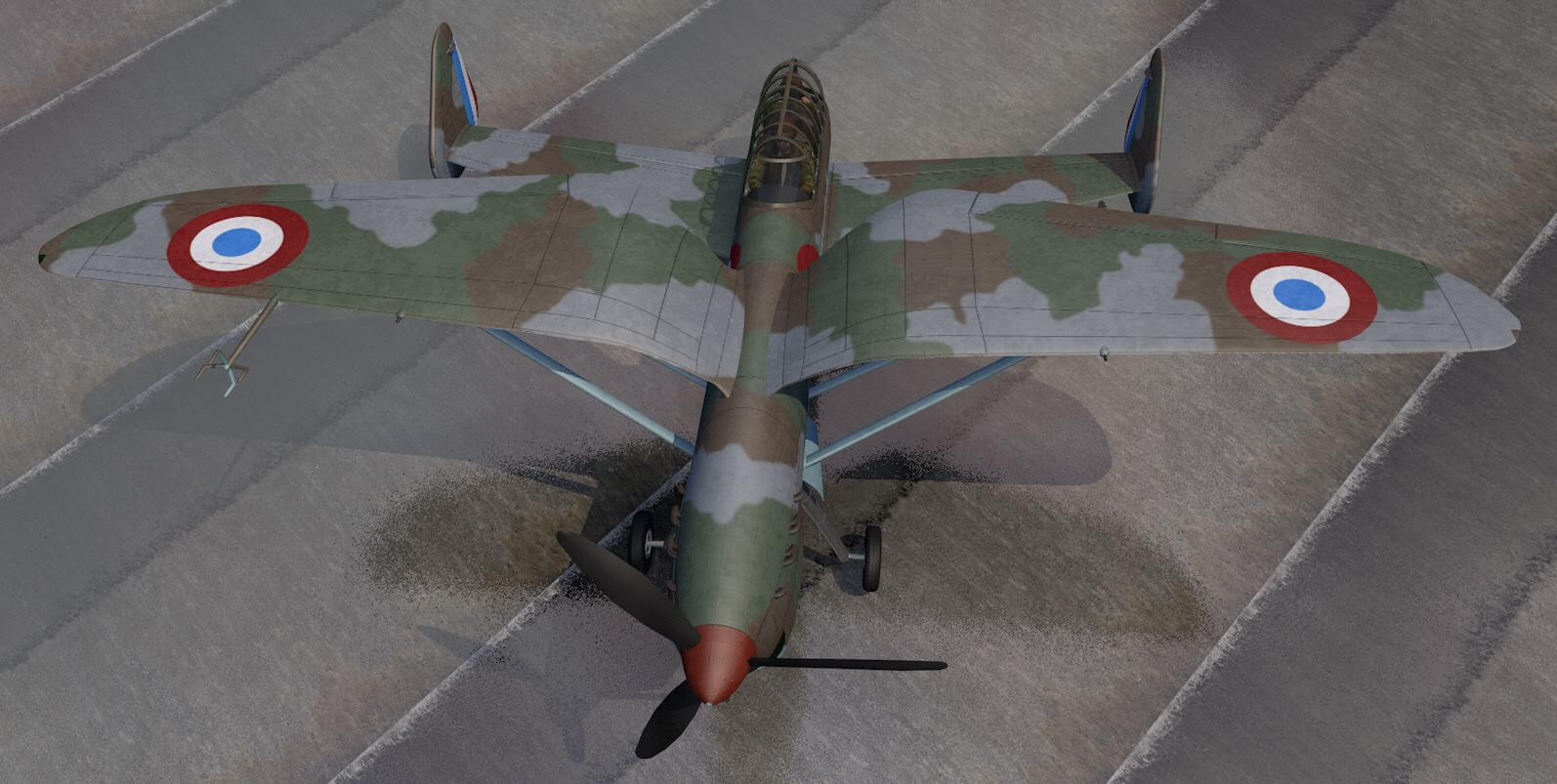 Arsenal Delanne AD-10 C-1 3D Model by ChipBassChaos