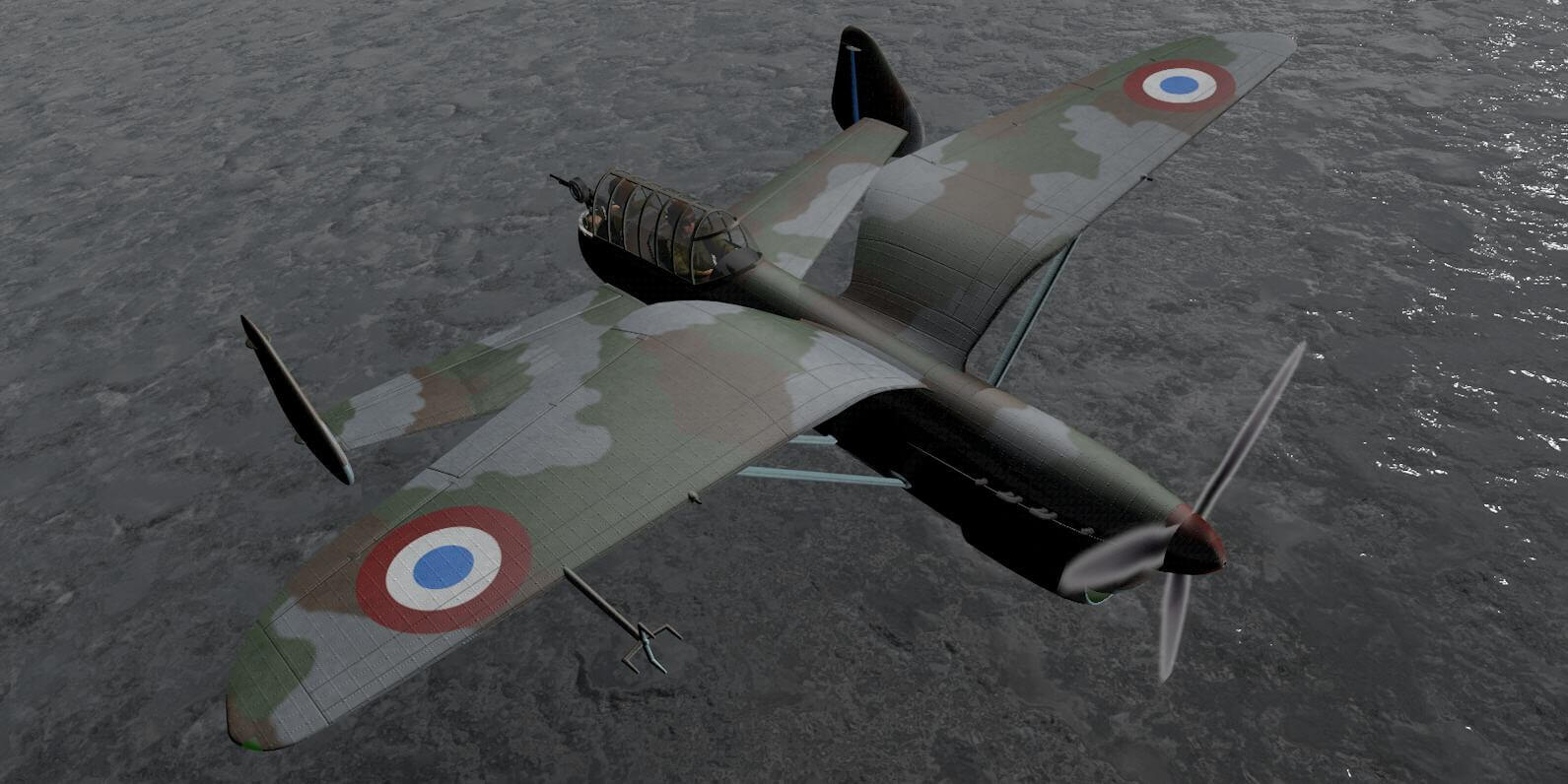 Arsenal Delanne AD-10 C-1 3D Model by ChipBassChaos