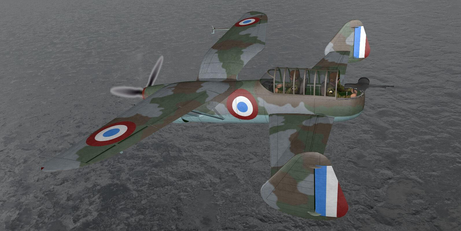 Arsenal Delanne AD-10 C-1 3D Model by ChipBassChaos