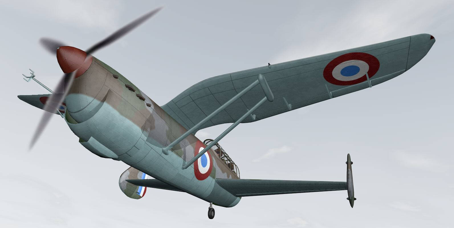 Arsenal Delanne AD-10 C-1 3D Model by ChipBassChaos