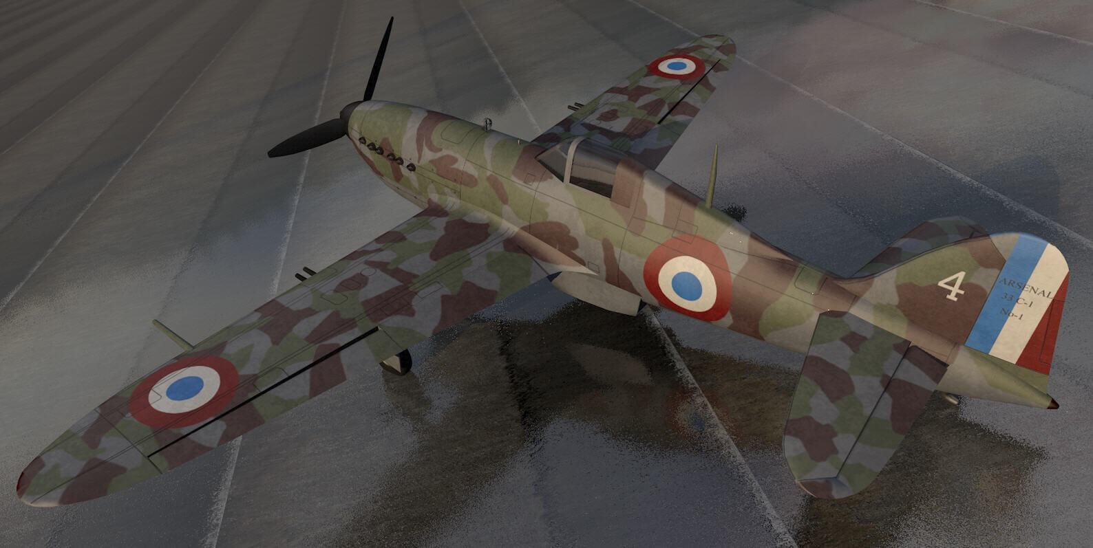 Arsenal VG-33 C-1 3D Model by ChipBassChaos