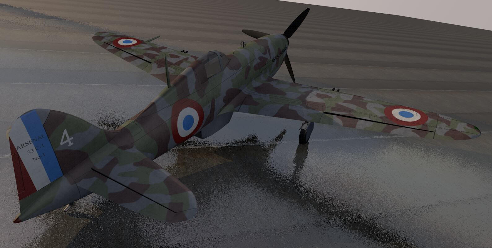 Arsenal VG-33 C-1 3D Model by ChipBassChaos