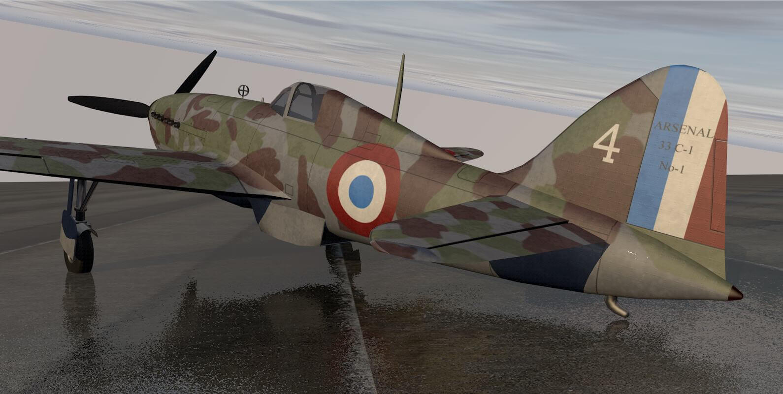 Arsenal VG-33 C-1 3D Model by ChipBassChaos