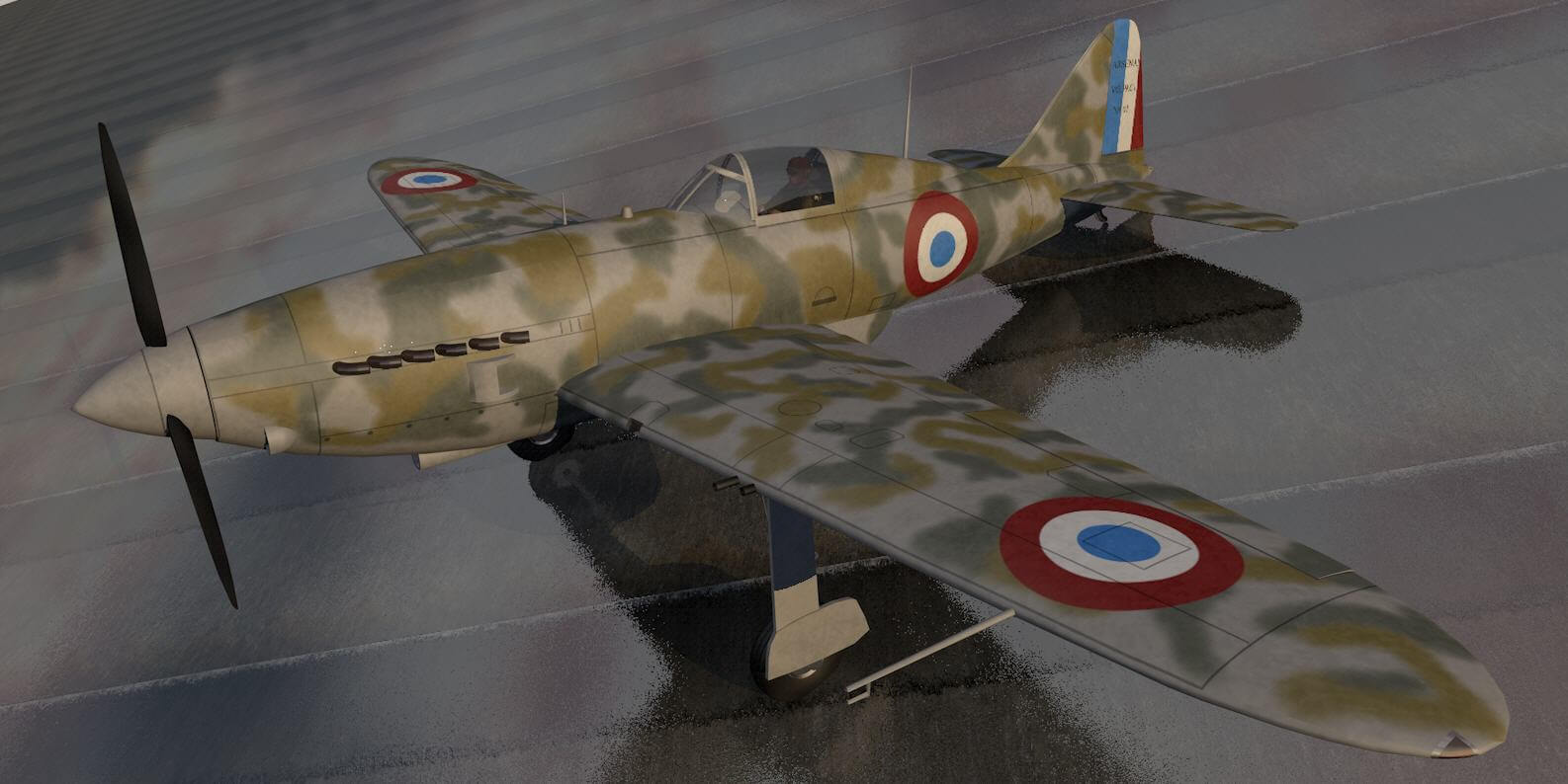 Arsenal VG-39 C1 3D Model by ChipBassChaos