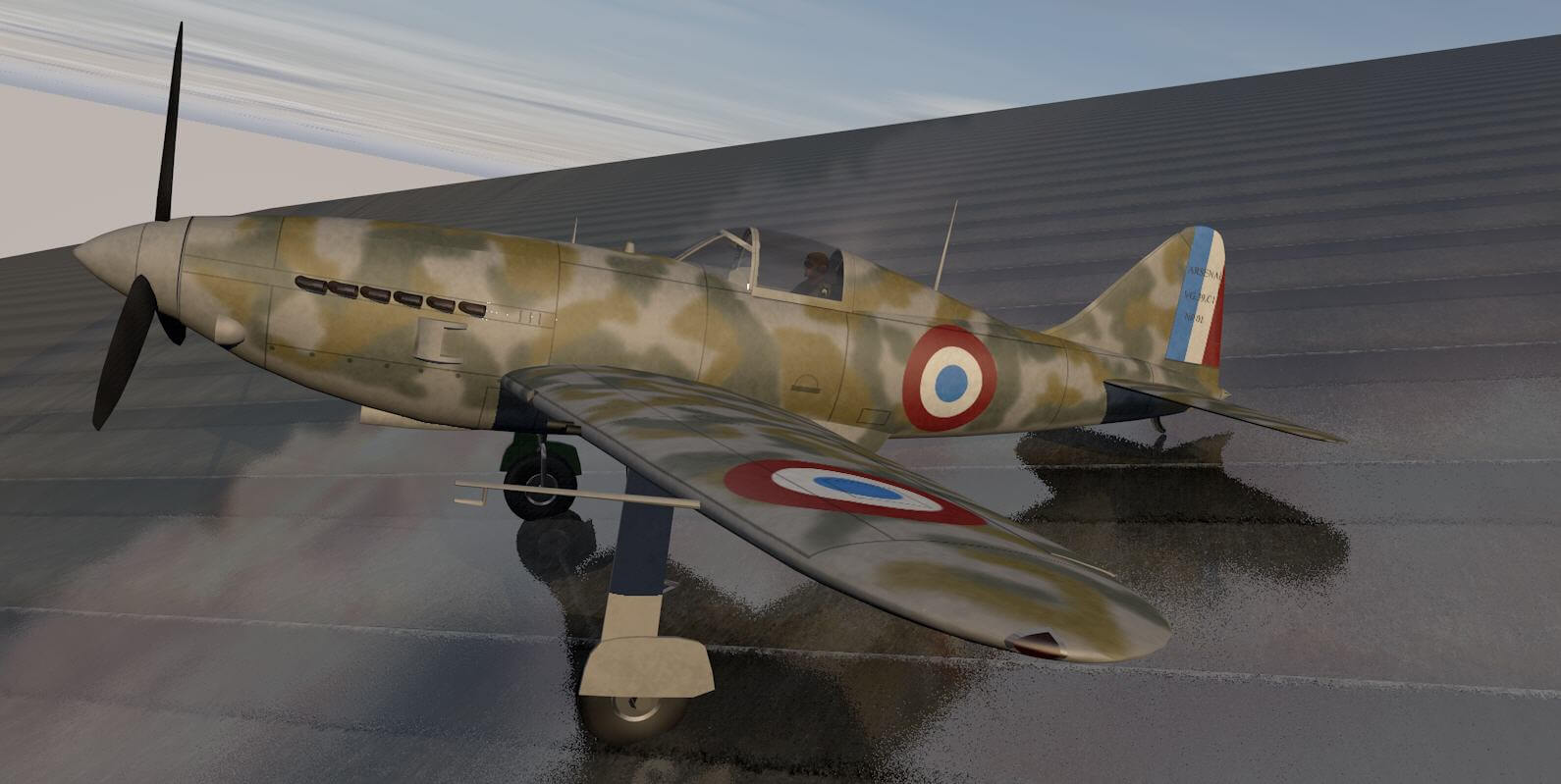 Arsenal VG-39 C1 3D Model by ChipBassChaos