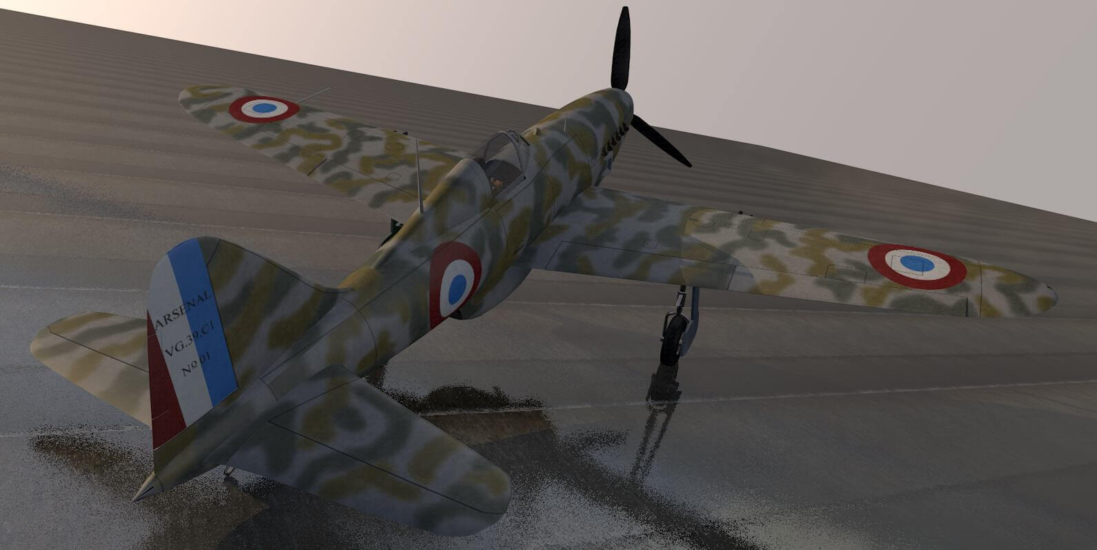 Arsenal VG-39 C1 3D Model by ChipBassChaos