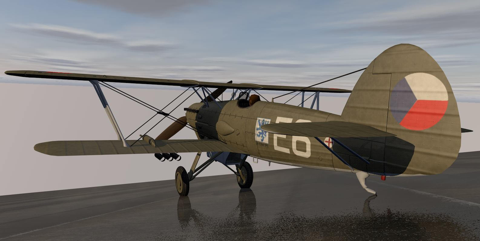 Avia B-534 Early 3D Model by ChipBassChaos