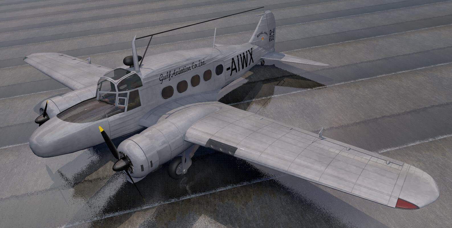 Avro 652 Anson C-1 3D Model by ChipBassChaos