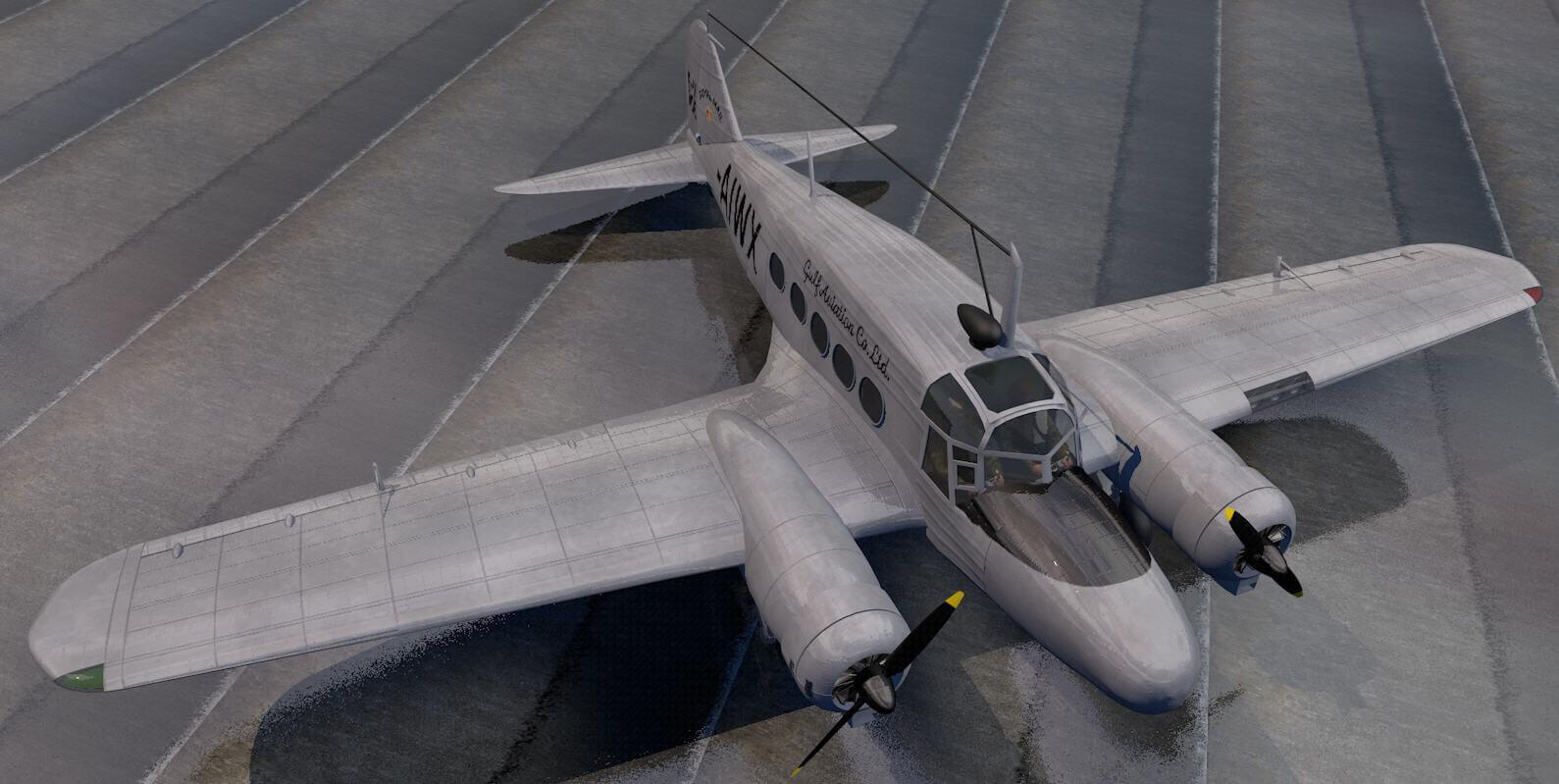 Avro 652 Anson C-1 3D Model by ChipBassChaos