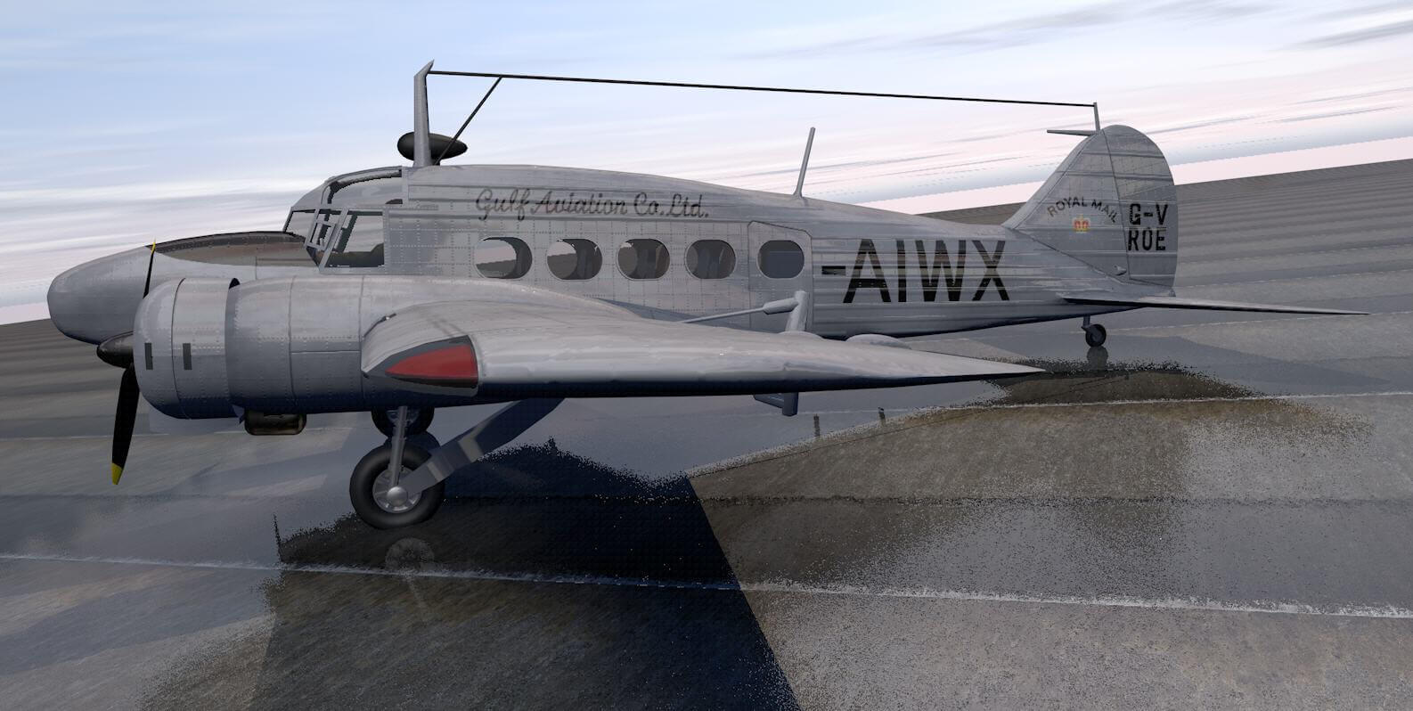 Avro 652 Anson C-1 3D Model by ChipBassChaos