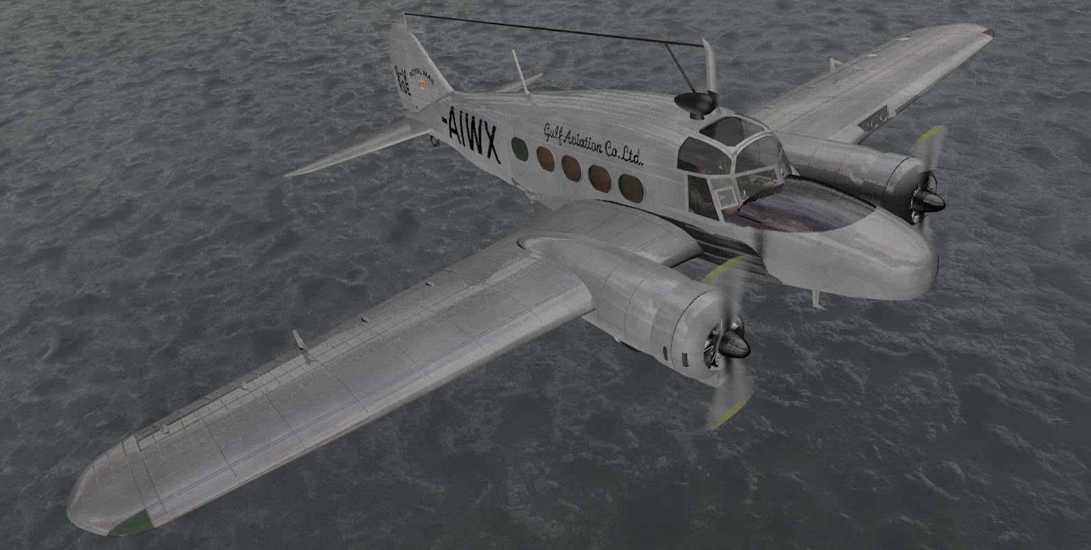 Avro 652 Anson C-1 3D Model by ChipBassChaos