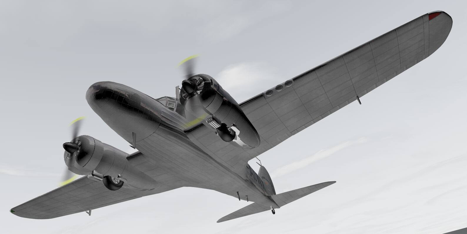 Avro 652 Anson C-1 3D Model by ChipBassChaos