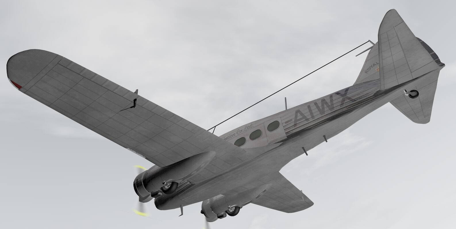 Avro 652 Anson C-1 3D Model by ChipBassChaos