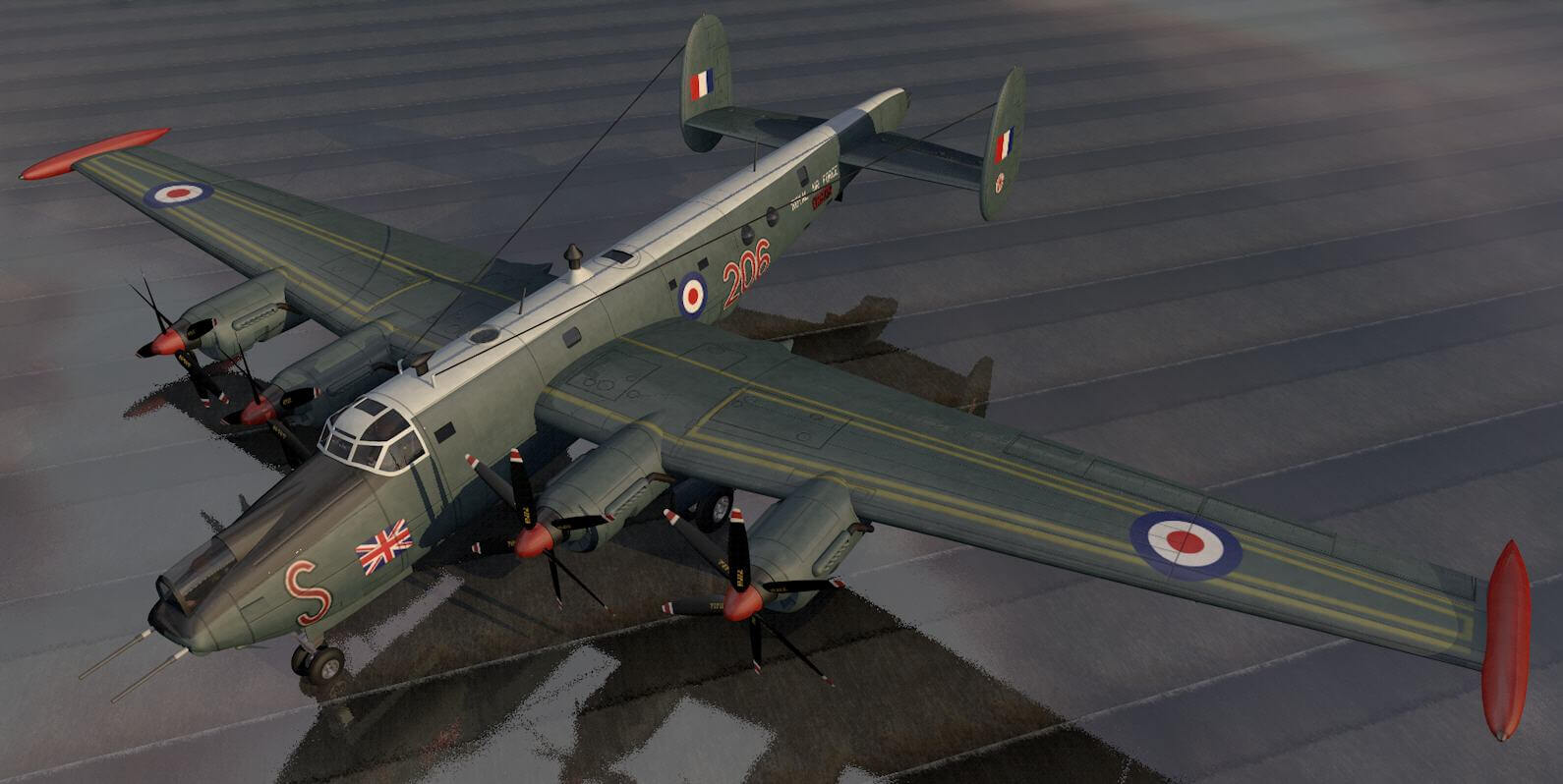 Avro 716 Shackleton MR3 - 3D Model by ChipBassChaos