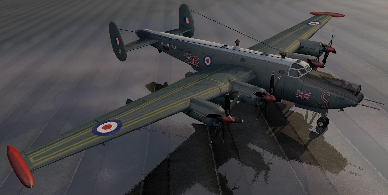 Avro 716 Shackleton MR3 - 3D Model by ChipBassChaos