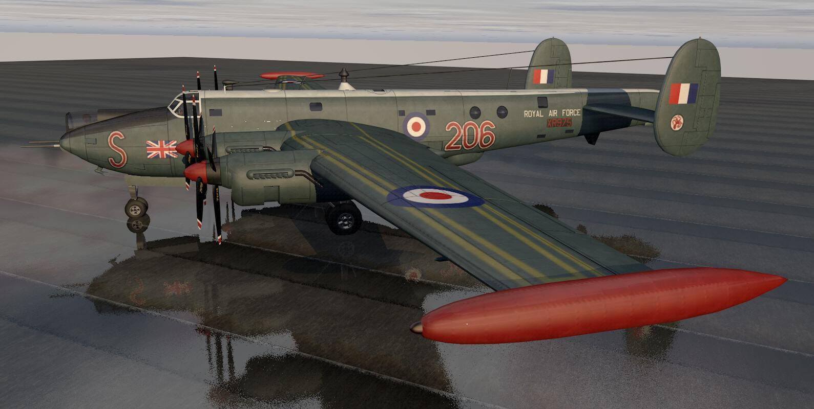 Avro 716 Shackleton MR3 - 3D Model by ChipBassChaos
