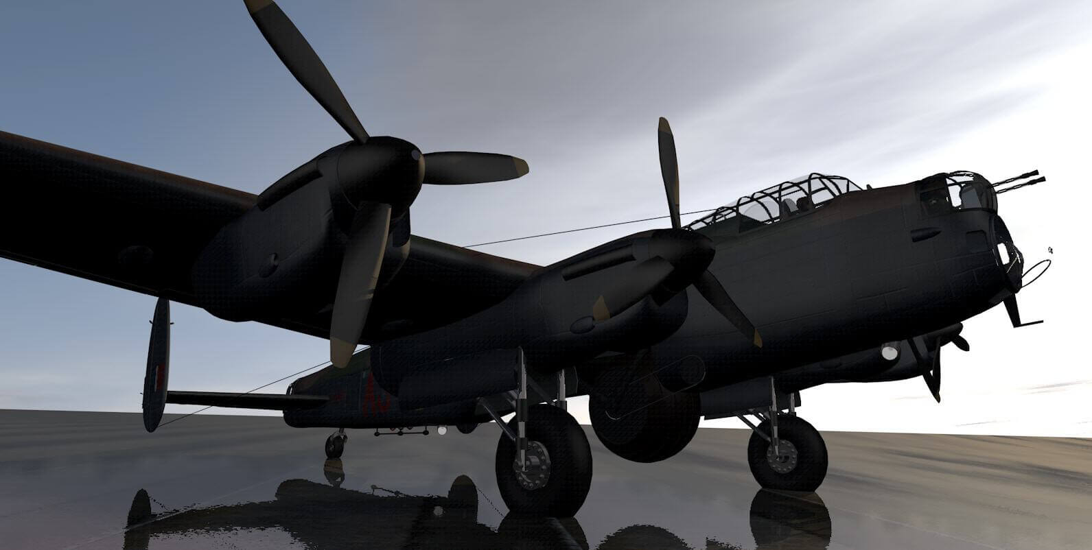 Avro Lancester B Mk-3 Special - Dambuster 3D Model by ChipBassChaos