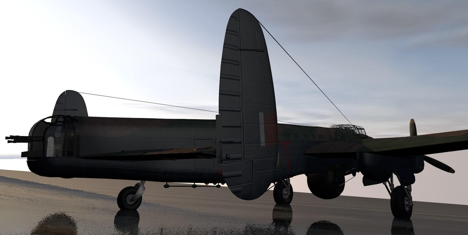 Avro Lancester B Mk-3 Special - Dambuster 3D Model by ChipBassChaos