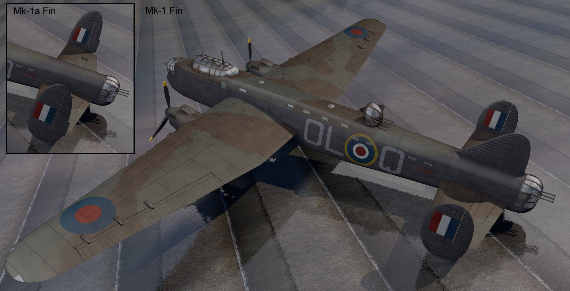 Avro Manchester Mk-1 - 3D Model by ChipBassChaos