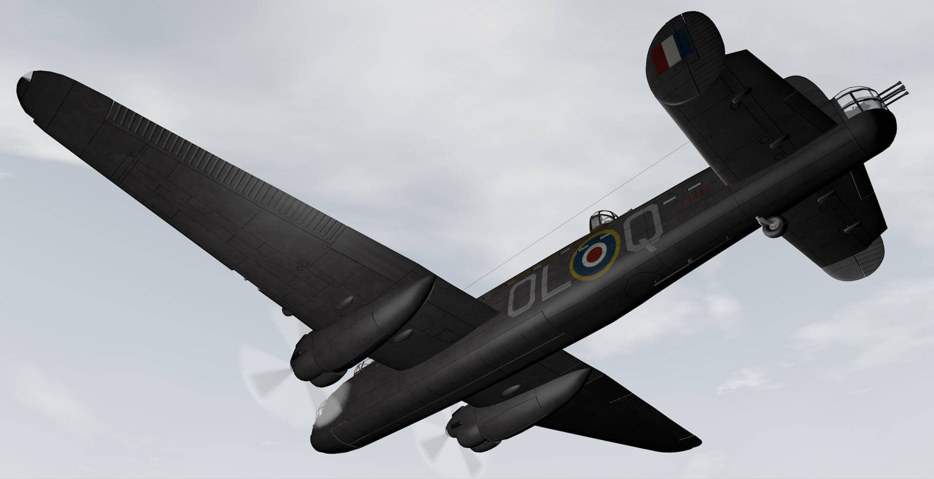 Avro Manchester Mk-1 3D Model by ChipBassChaos