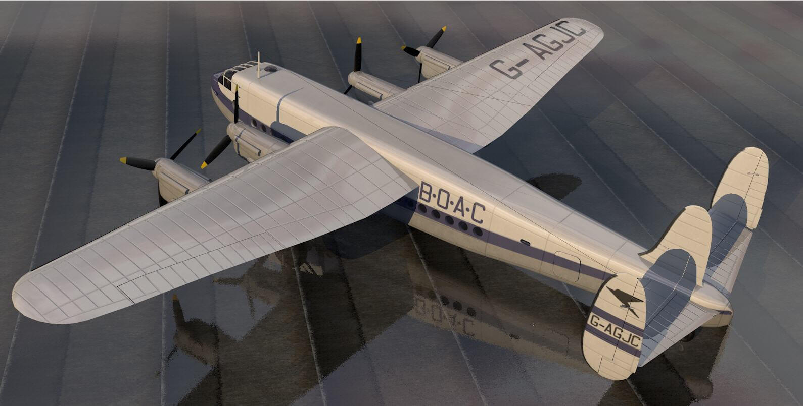 Avro York Mk-1 3D Model by ChipBassChaos
