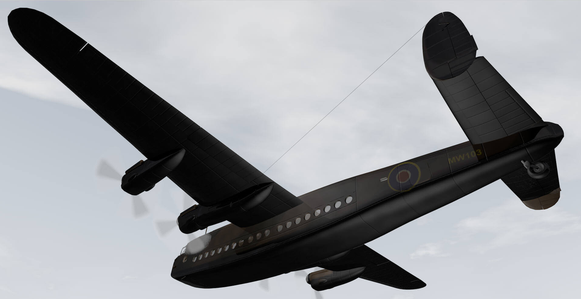 Avro York Mk-1 3D Model by ChipBassChaos