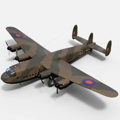 Avro York Mk-1 3D Model by ChipBassChaos