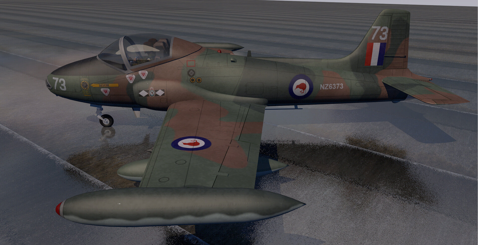 BAC 167 Strikemaster Mk-88 3D Model by ChipBassChaos