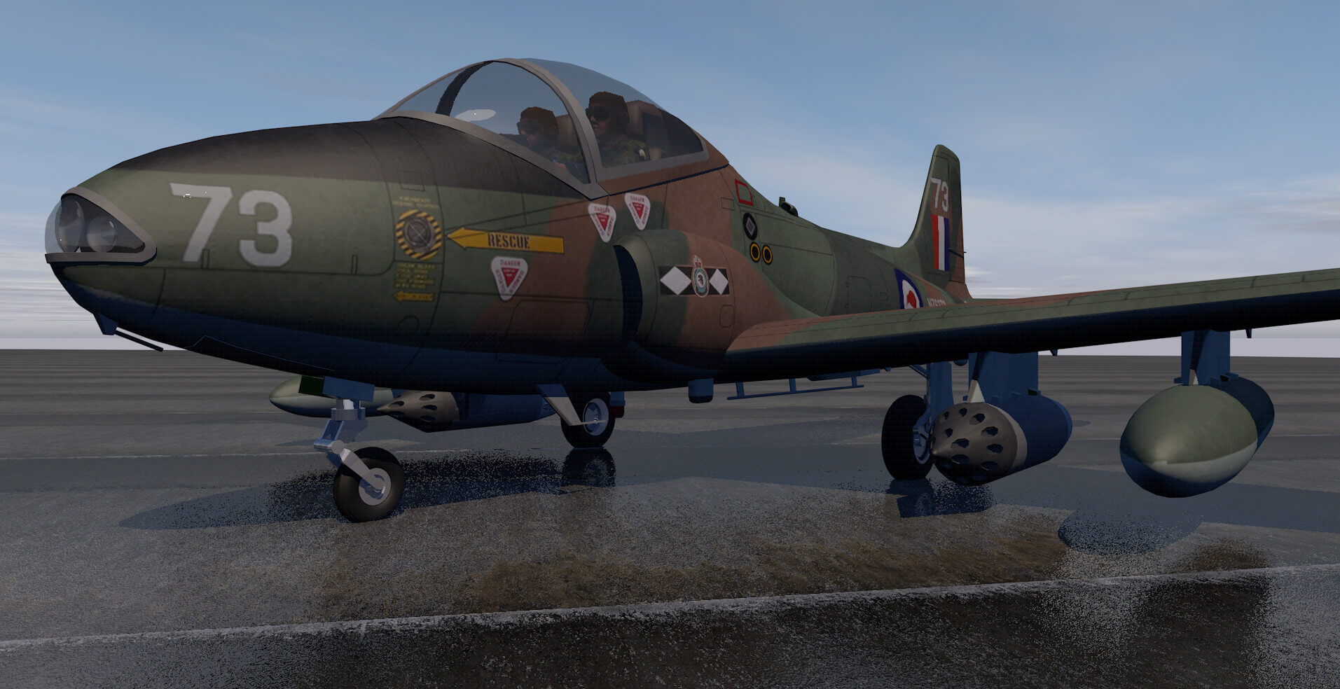 BAC 167 Strikemaster Mk-88 3D Model by ChipBassChaos