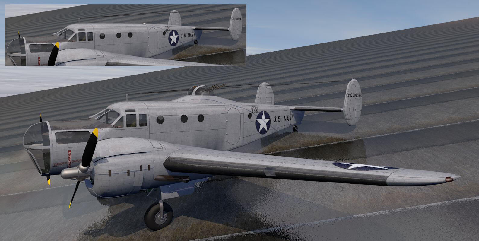 Beechcraft Model-18 AT-11 Kansan 3D Model by ChipBassChaos