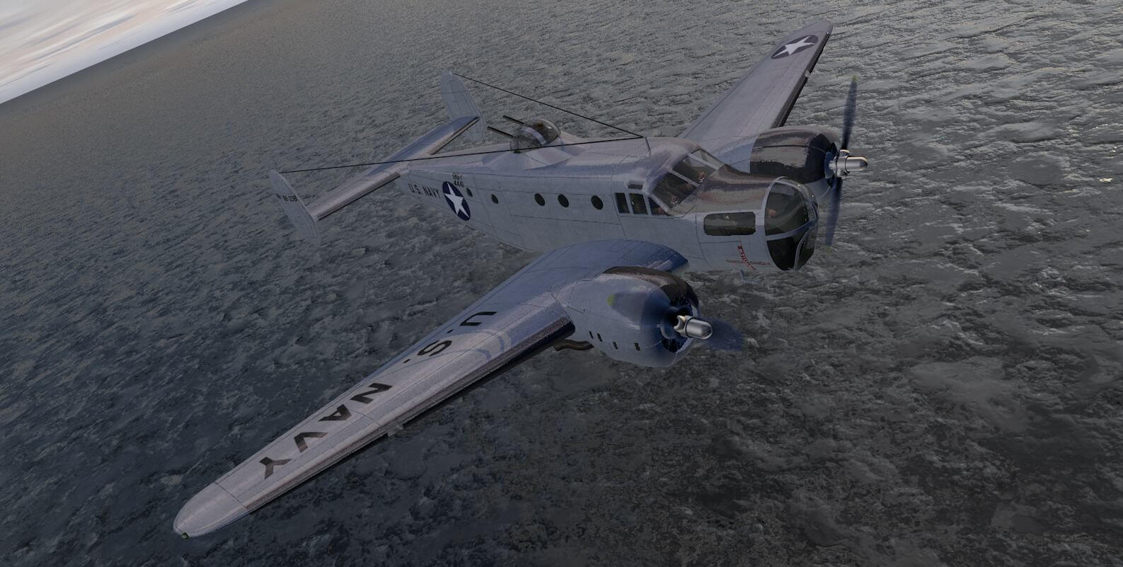 Beechcraft Model-18 AT-11 Kansan 3D Model by ChipBassChaos