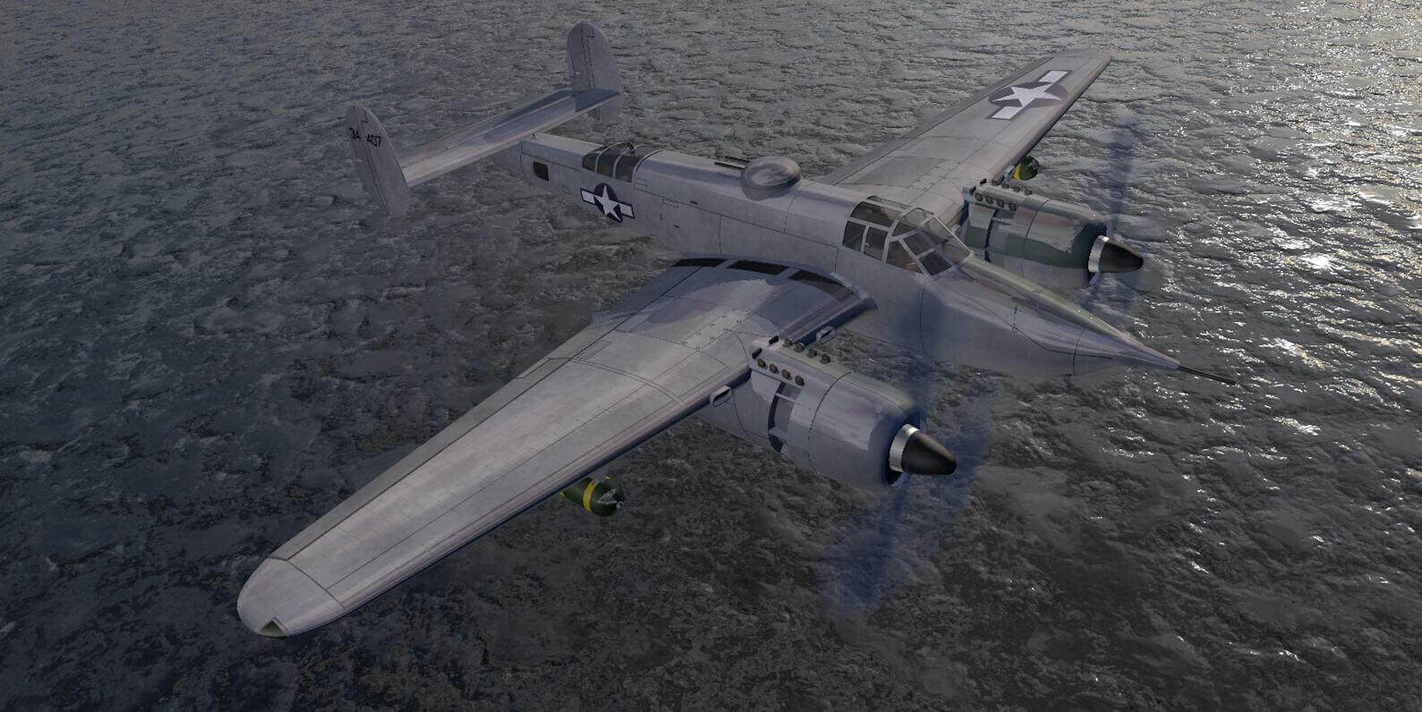 Beechcraft XA-38 Grizzly 3D Model by ChipBassChaos