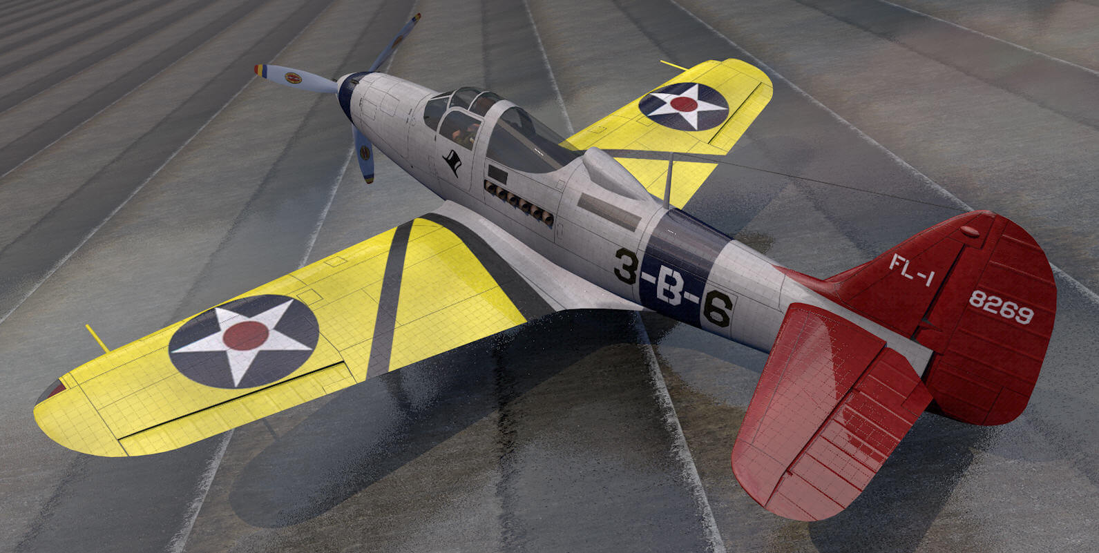 Bell FL-1 Airabonita 3D Model by ChipBassChaos