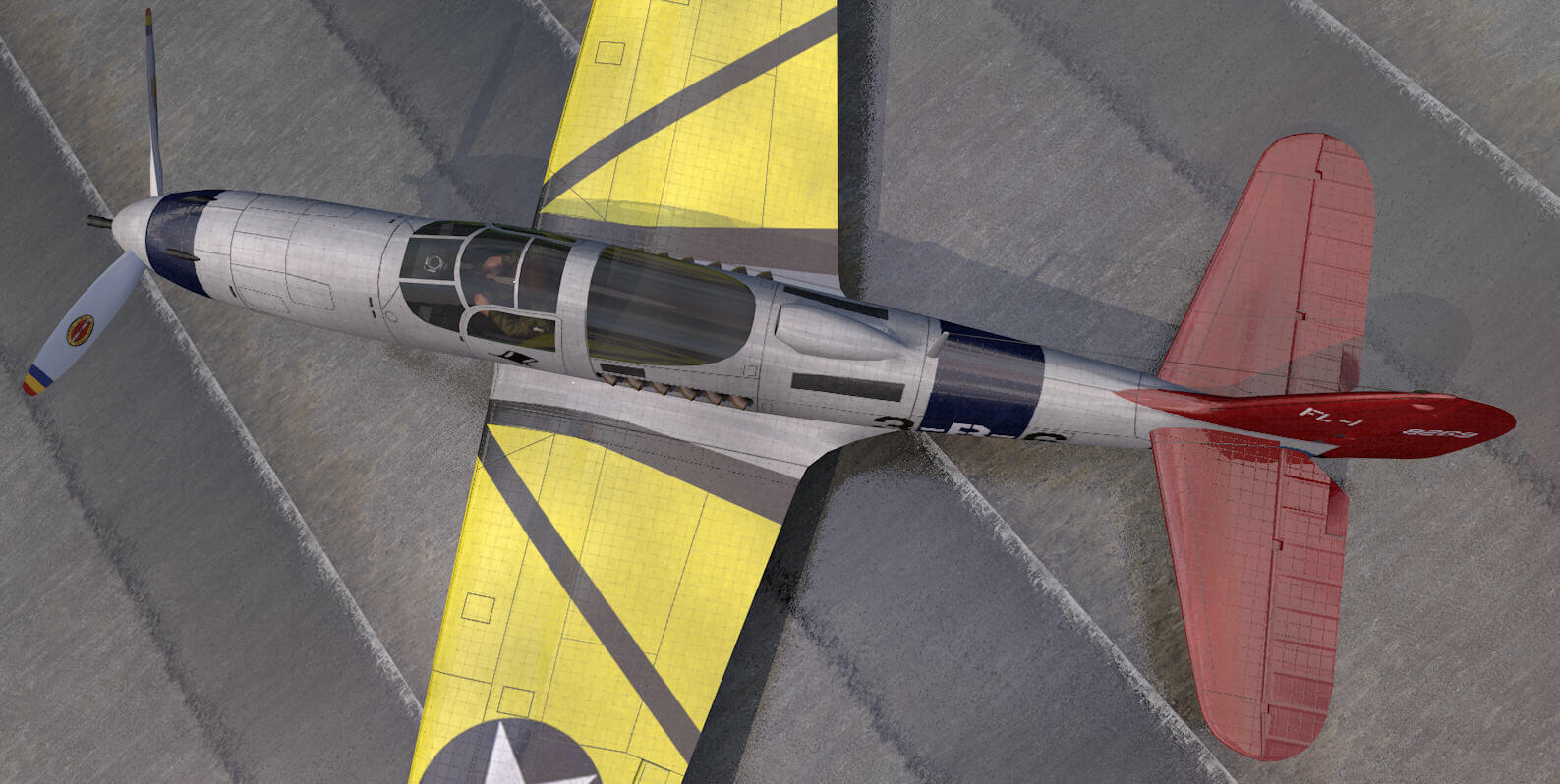 Bell FL-1 Airabonita 3D Model by ChipBassChaos