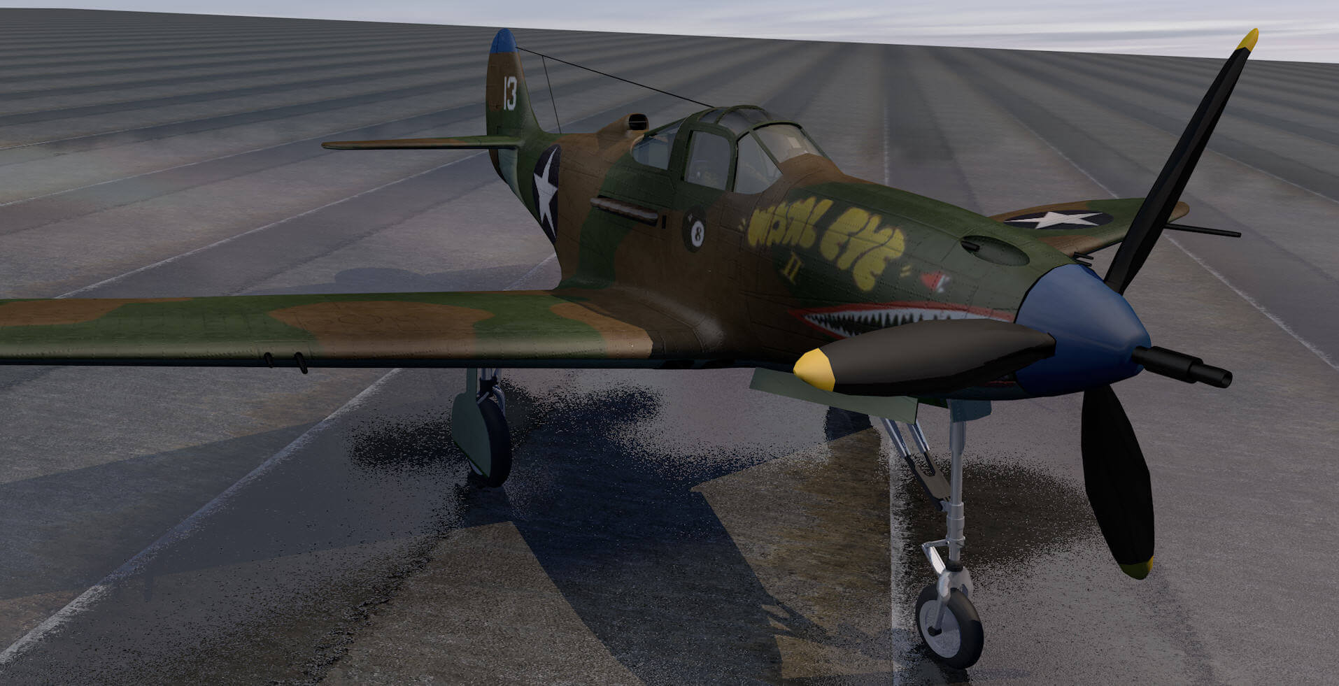 Bell P-39Q Airacobra 3D Model by ChipBassChaos