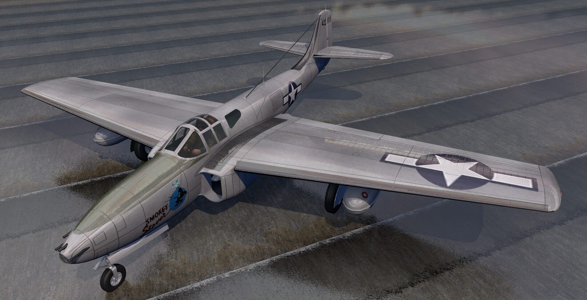 Bell P-59 Airacomet 3D Model by ChipBassChaos