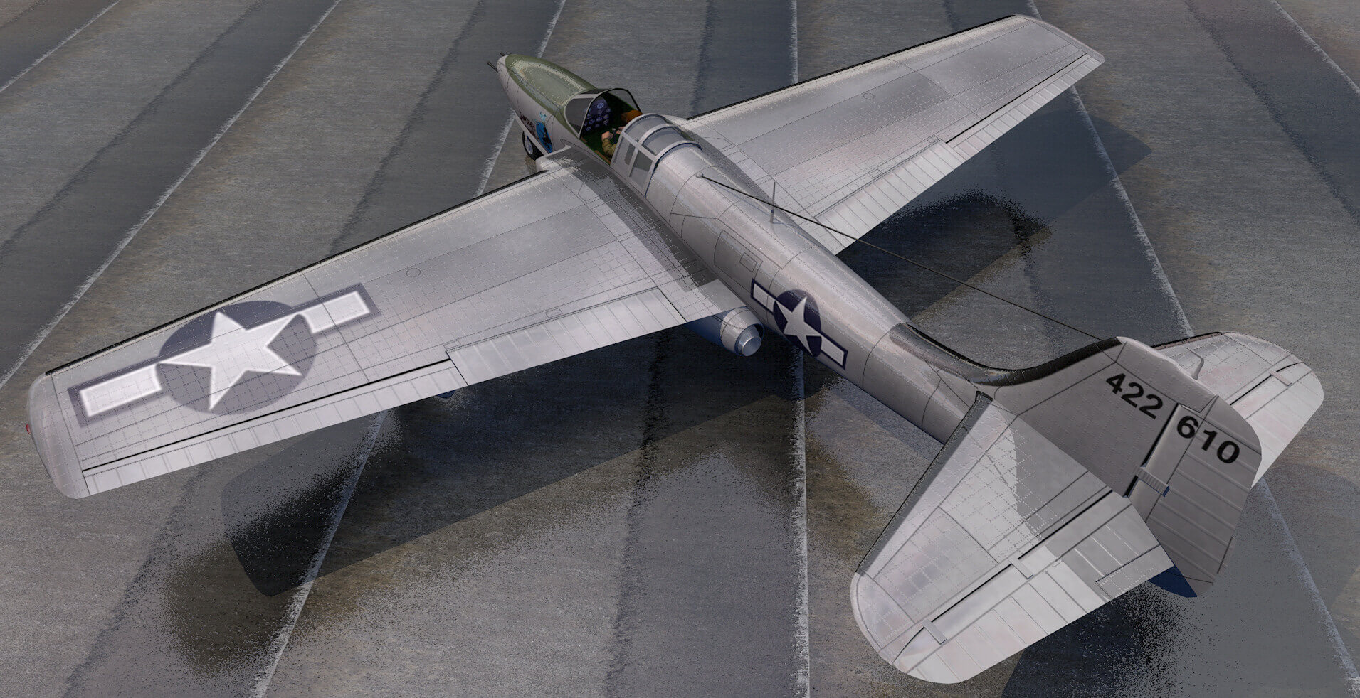Bell P-59 Airacomet 3D Model by ChipBassChaos