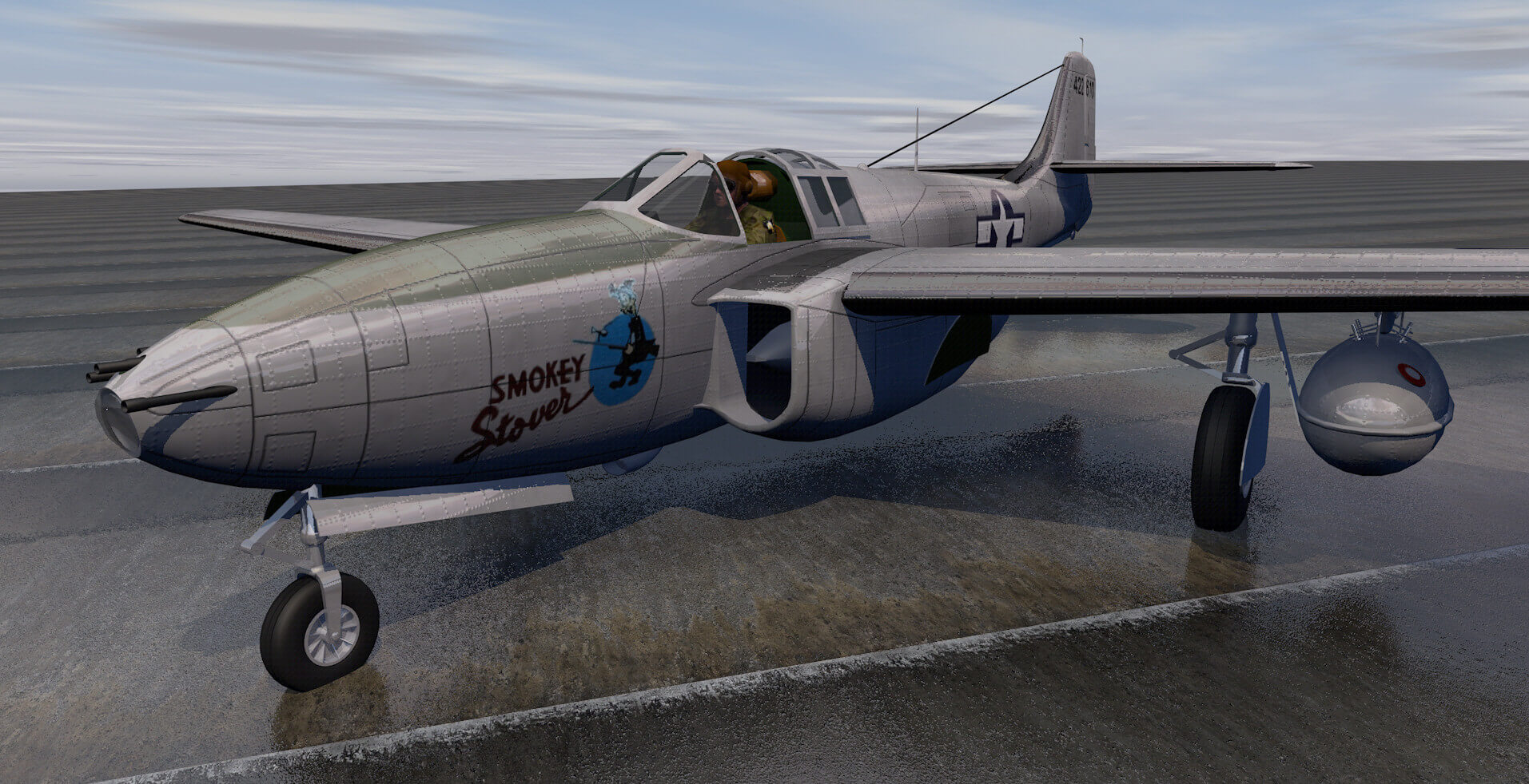Bell P-59 Airacomet 3D Model by ChipBassChaos