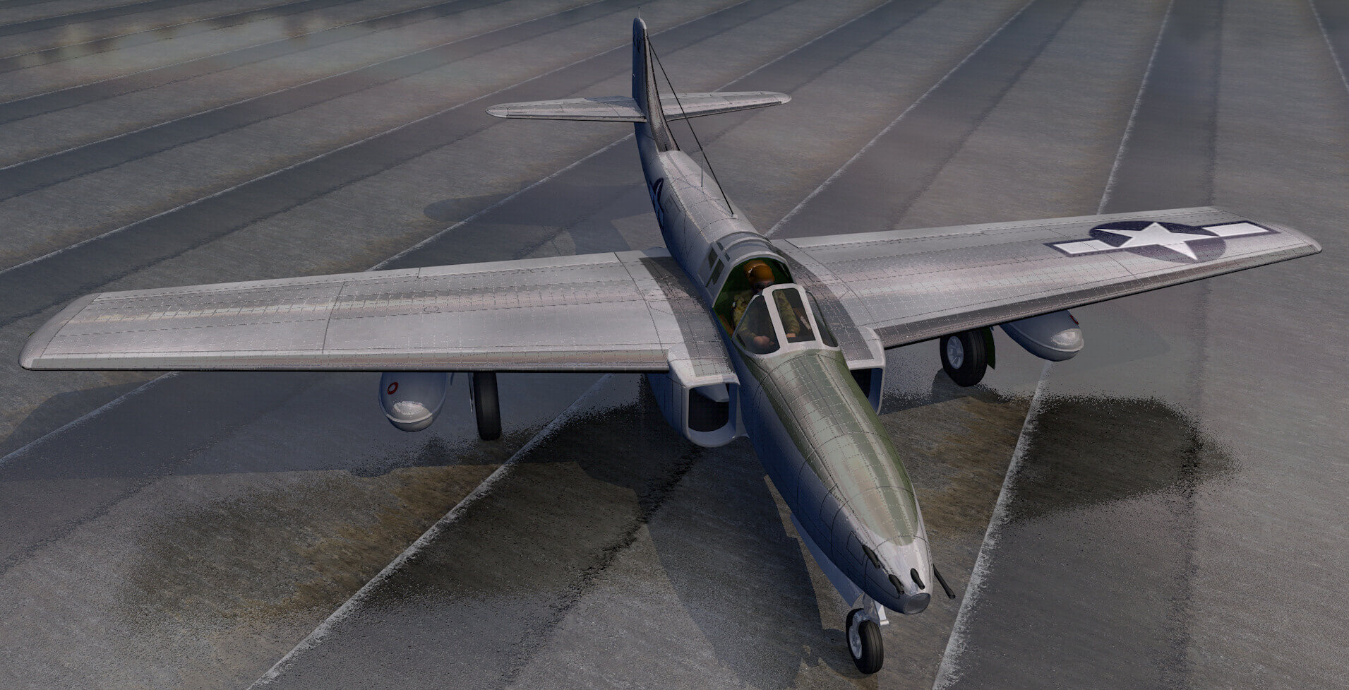 Bell P-59 Airacomet 3D Model by ChipBassChaos