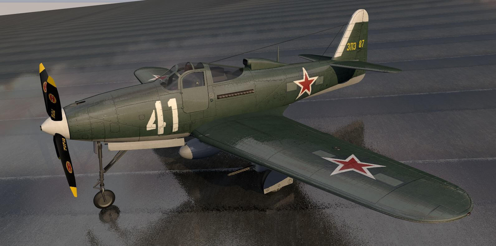 Bell P-63B Kingcobra 3D Model by ChipBassChaos